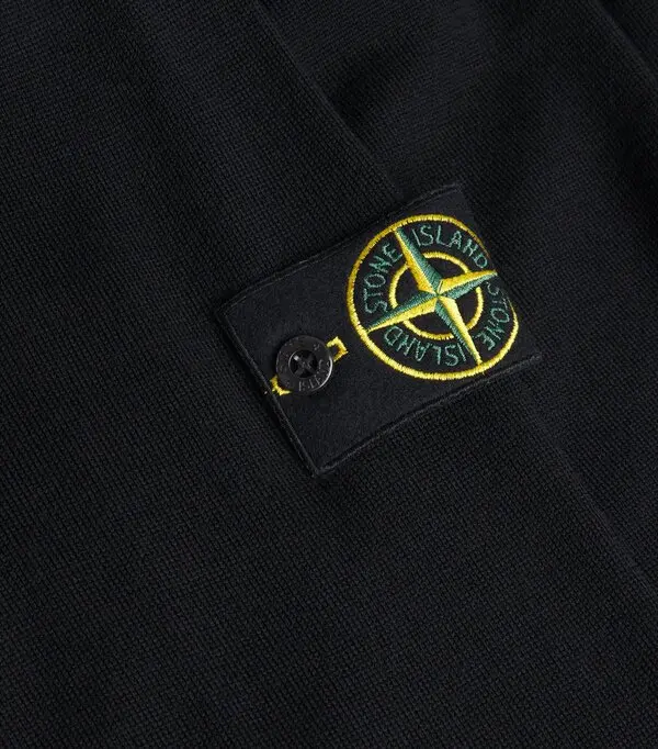 Stone Island Virgin Wool-blend Sweater - Black