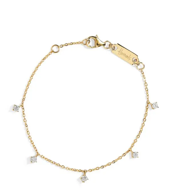 Harrods Diamond And Bracelet - Gold