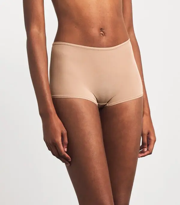 SKIMS Fits Everybody Boyshort Briefs - Brown