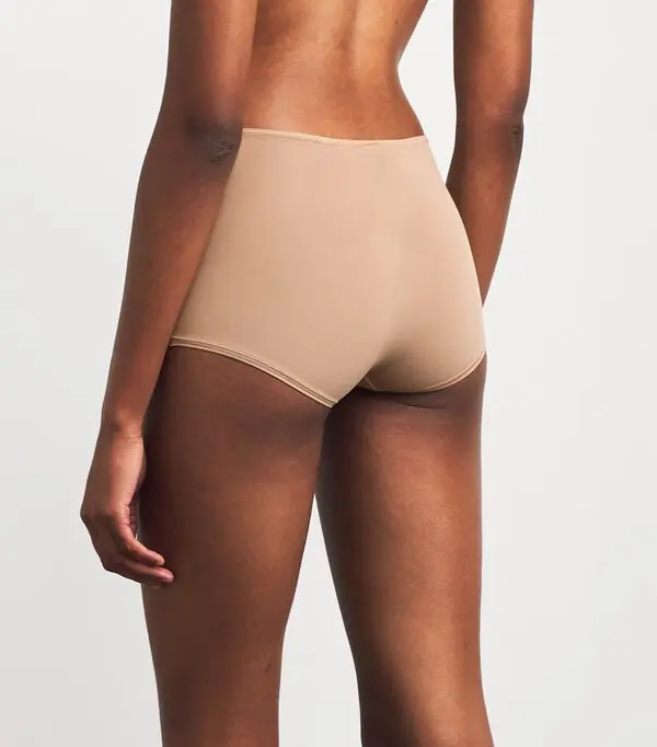 SKIMS Fits Everybody Boyshort Briefs - Brown