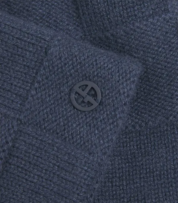 Giorgio Armani Cashmere Patchwork Beanie
