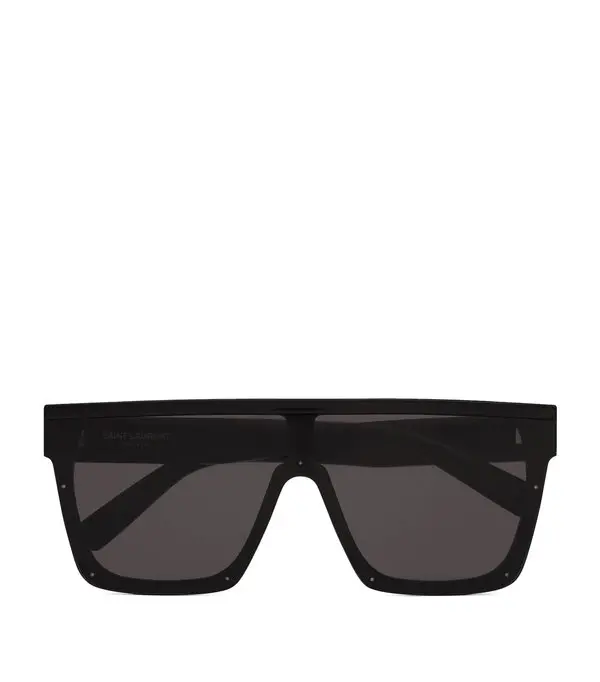 Saint Laurent Rectangular Sunglasses - Black