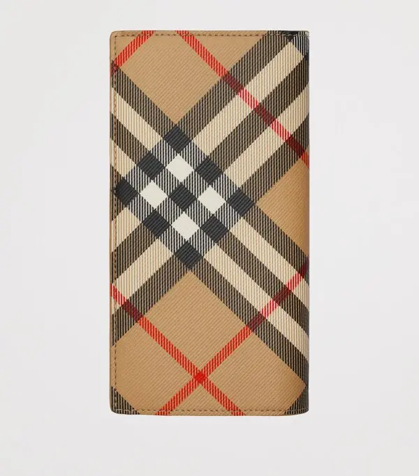 Burberry Check Continental Wallet