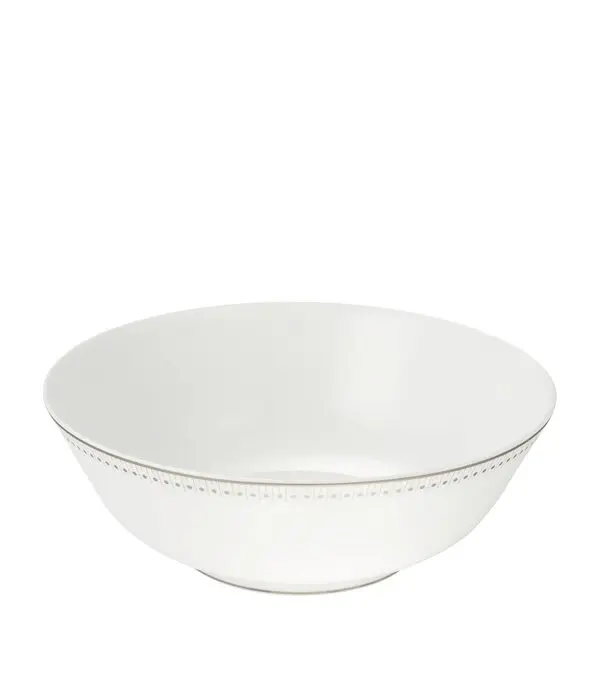Christofle Porcelain Malmaison Impériale Salad Bowl - White