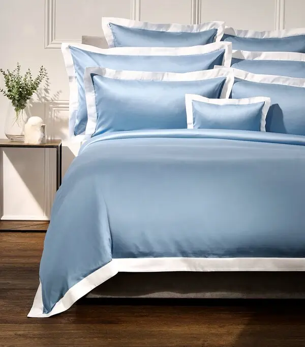CELSO DE LEMOS Emma King Pillowcase - Blue