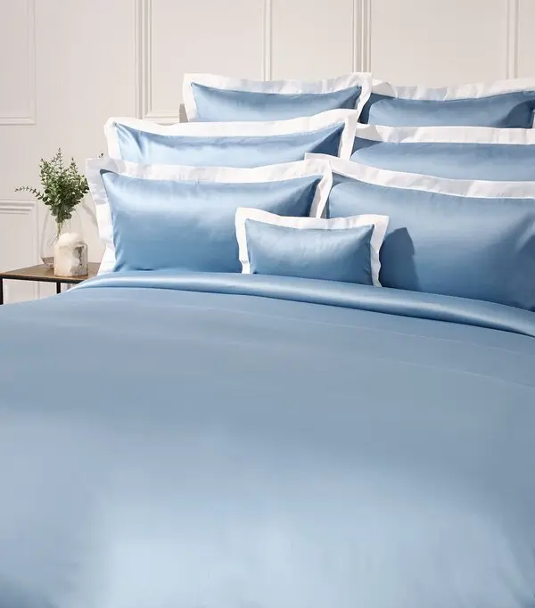 CELSO DE LEMOS Emma King Pillowcase - Blue