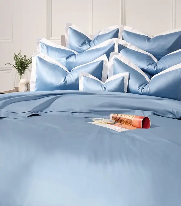 CELSO DE LEMOS Emma King Pillowcase - Blue