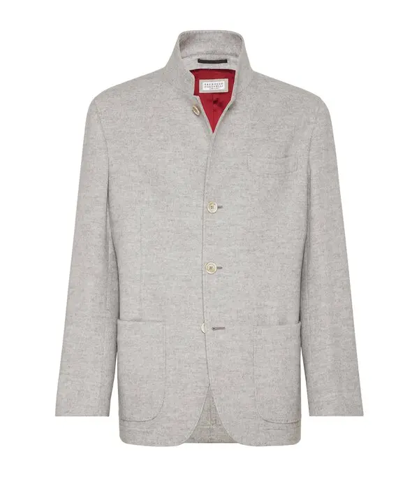 Brunello Cucinelli Cashmere Coat - Grey
