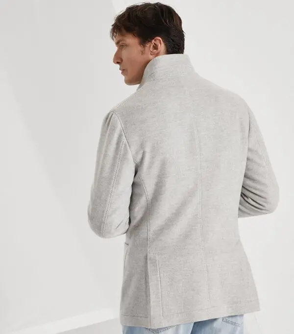 Brunello Cucinelli Cashmere Coat - Grey