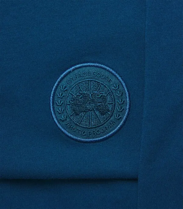 Canada Goose Cotton Gladstone Disk T-shirt - Blue