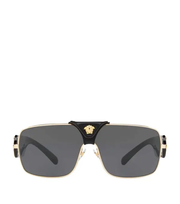 Versace Square Sunglasses - Gold