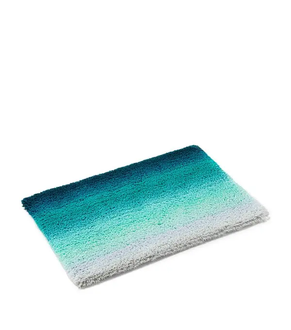 ABYSS & HABIDECOR Egyptian Cotton-blend Aurore Bath Mat - Turquoise
