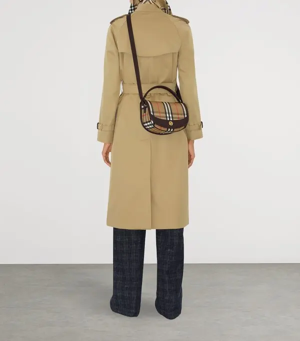 Burberry Canvas Highlands Cross-body Bag - Beige