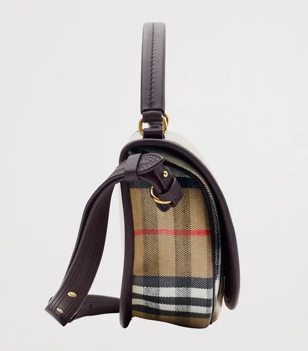 Burberry Canvas Highlands Cross-body Bag - Beige