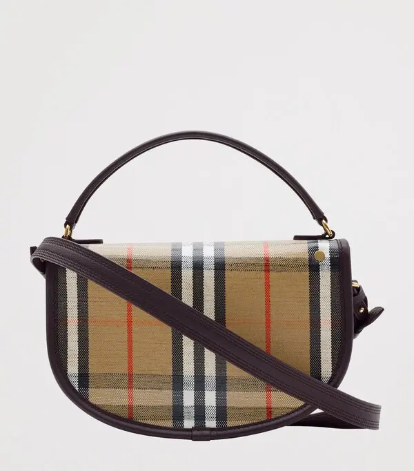 Burberry Canvas Highlands Cross-body Bag - Beige