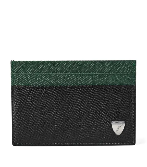 ASPINAL OF LONDON Leather Slim Card Holder - Black