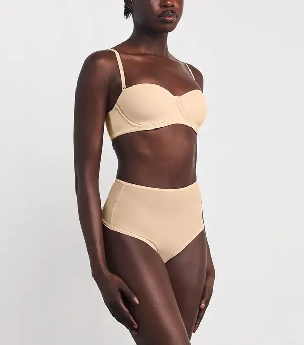 SKIMS Fits Everybody High-rise Thong - Beige