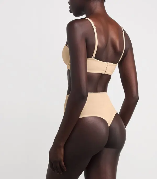 SKIMS Fits Everybody High-rise Thong - Beige