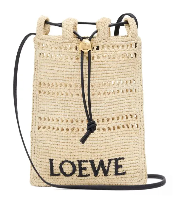 Loewe X Paula's Ibiza Raffia Pocket Bag