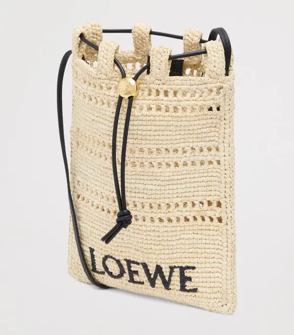 Loewe X Paula's Ibiza Raffia Pocket Bag