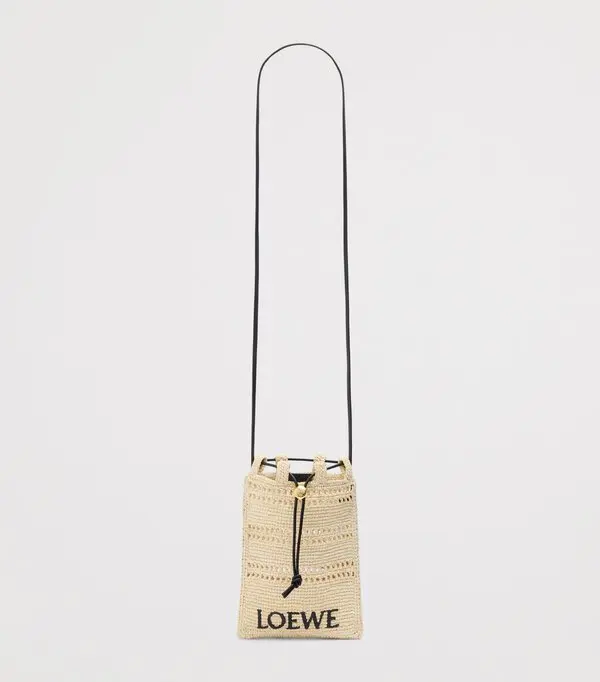 Loewe X Paula's Ibiza Raffia Pocket Bag