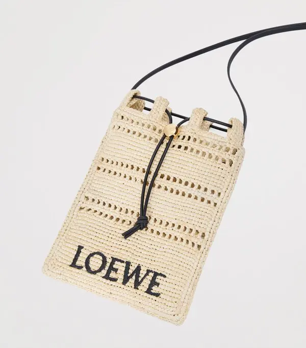 Loewe X Paula's Ibiza Raffia Pocket Bag