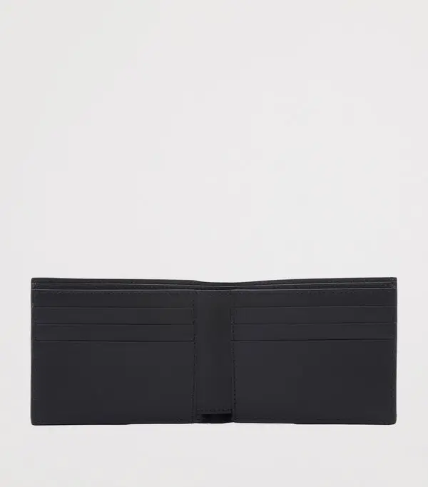 SWAINE Leather Bifold Wallet - Black