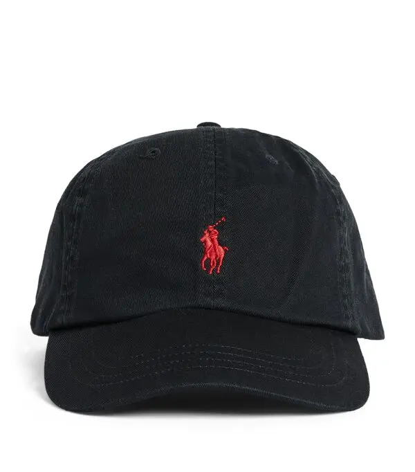 Polo Ralph Lauren Cotton Baseball Cap - Black