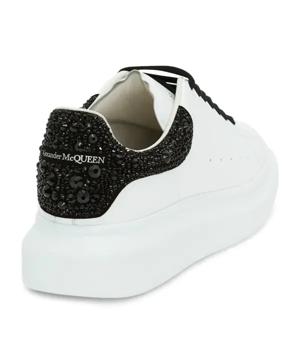 Alexander McQueen Leather Oversized Sneakers - Nude