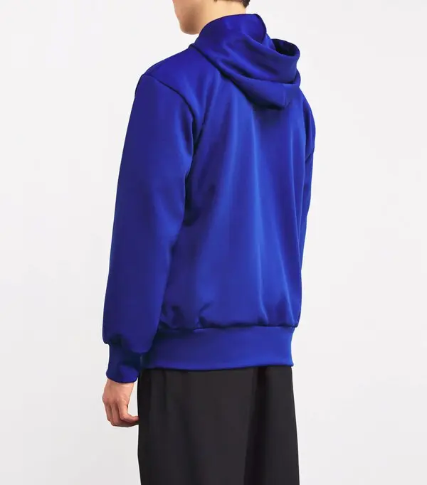 Play Comme Des Garcon Zip-up Hoodie - Navy