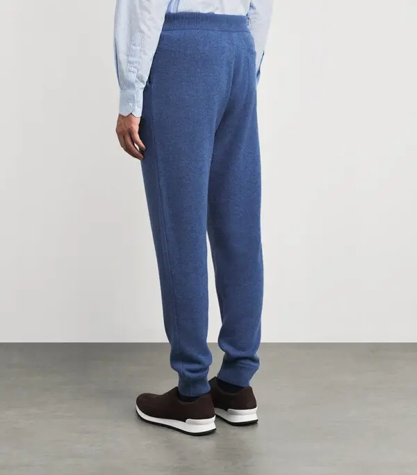 Harrods Cashmere Sweatpants - Blue