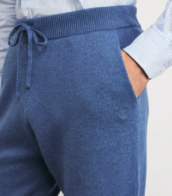 Harrods Cashmere Sweatpants - Blue