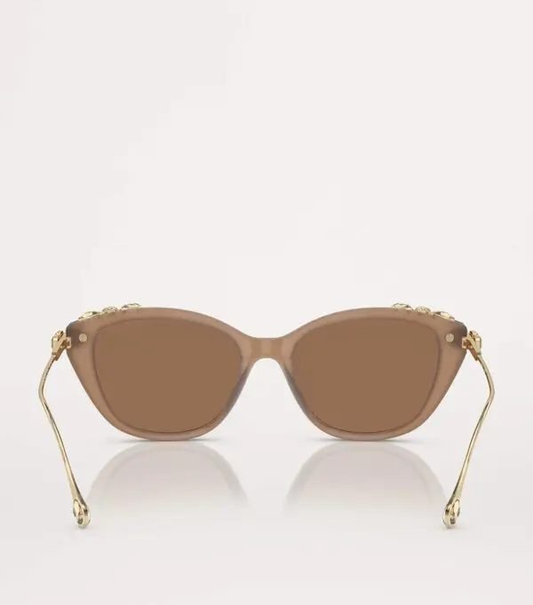 SWAROVSKI Embellished Sk6010 Sunglasses - Brown