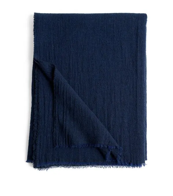 OYUNA Cashmere Woven Esra Throw - Purple
