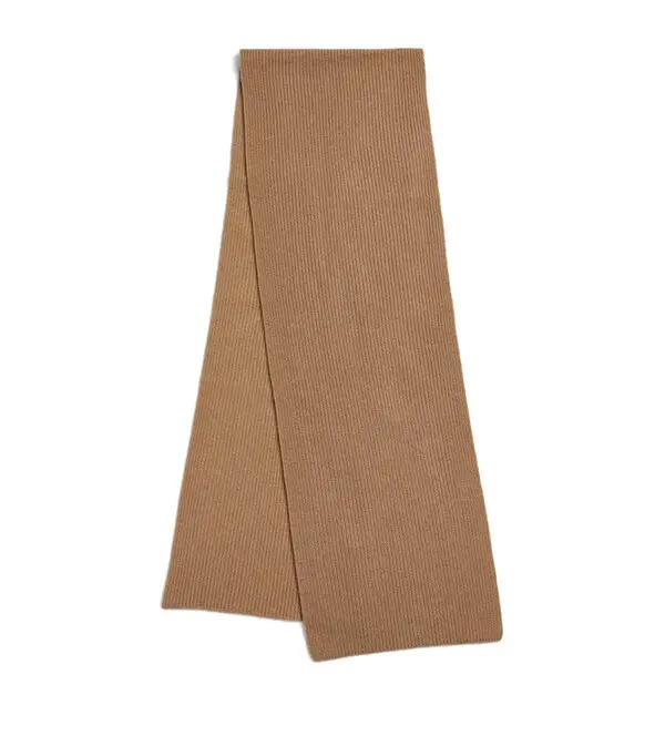 Sunspel Cashmere Scarf - Brown