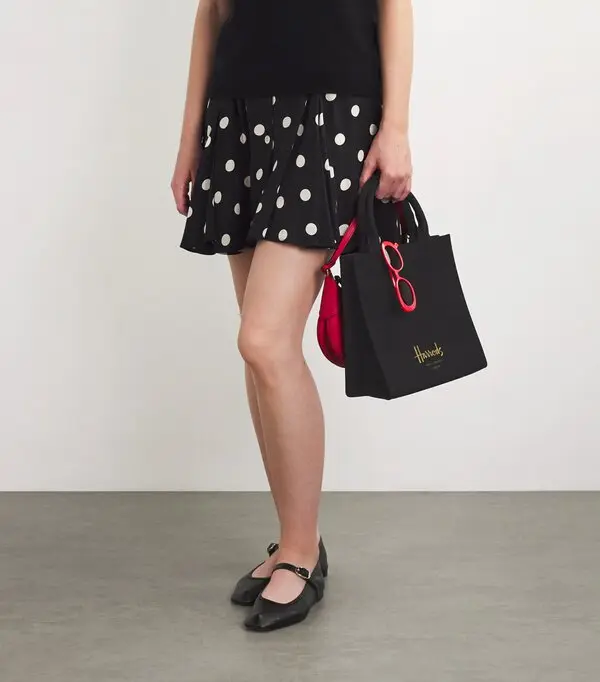 Harrods Cotton Logo Tote Bag