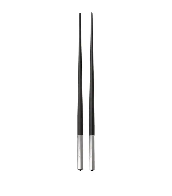Christofle Silver-plated Uni Japanese Chopsticks - Black