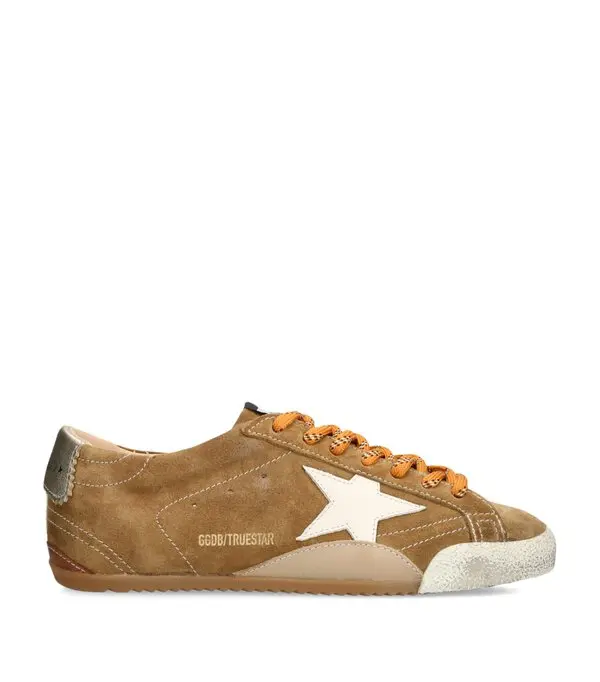 GOLDEN GOOSE True Star Suede Sneakers - Brown