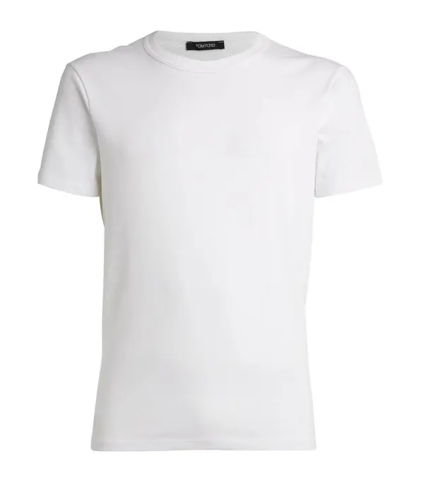 TOM FORD Stretch-cotton T-shirt - White
