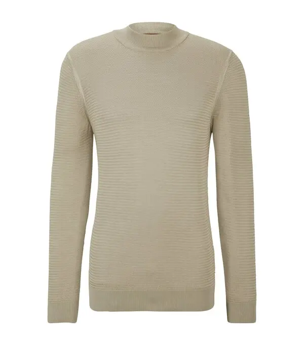 BOSS Silk Crew-neck Sweater