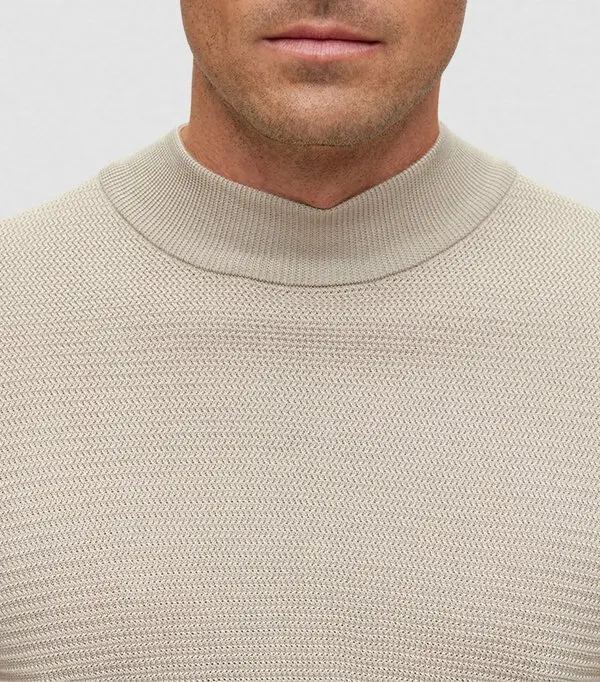 BOSS Silk Crew-neck Sweater