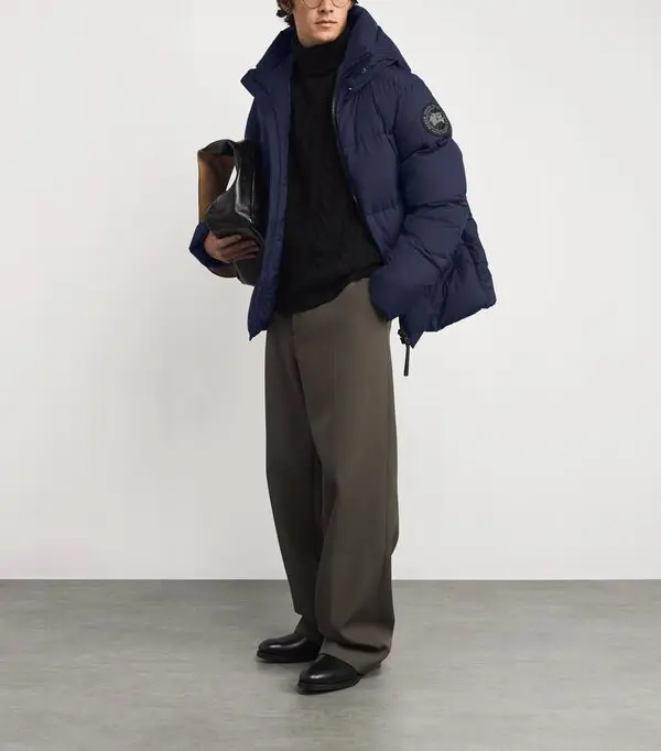 Canada Goose Down Enduraluxe Packable Crofton Puffer Jacket - Blue
