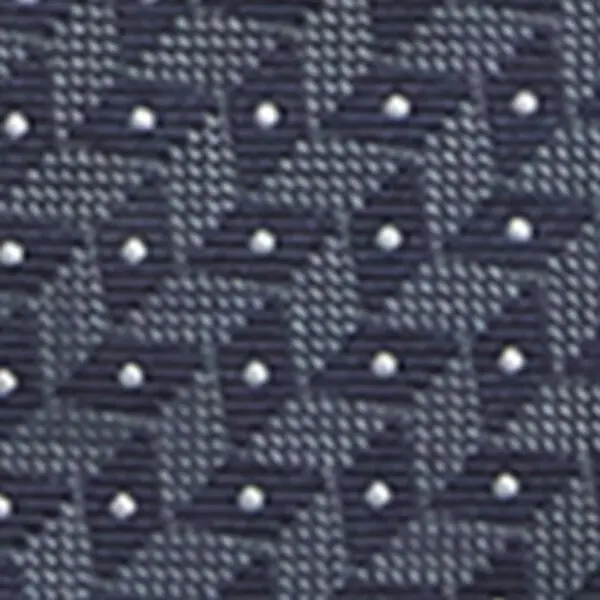 Giorgio Armani Silk Geometric Jacquard Neck Tie - Blue