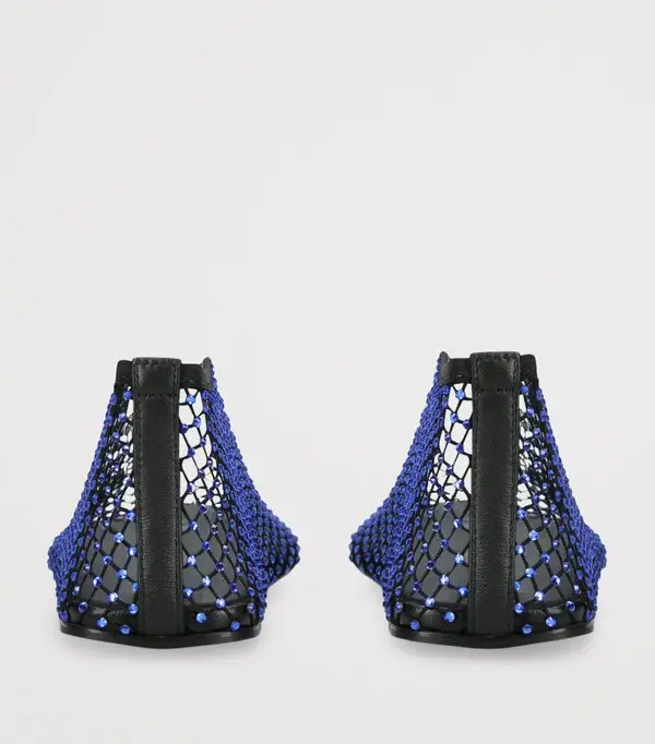 Christopher Esber Minette Embellished Ballet Flats - Blue