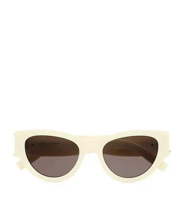 Saint Laurent Acetate Sl M94 Sunglasses - White