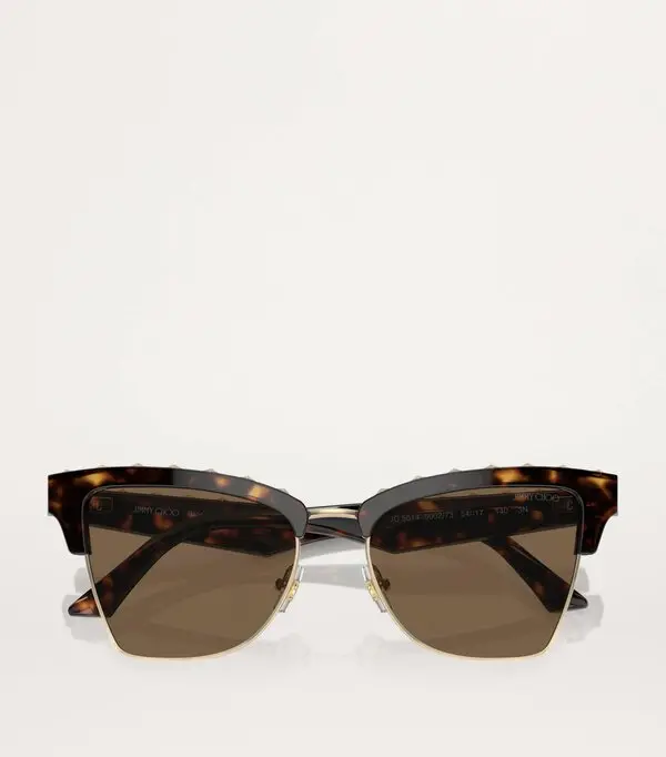 JIMMY CHOO Acetate Jc5014 Sunglasses - Brown