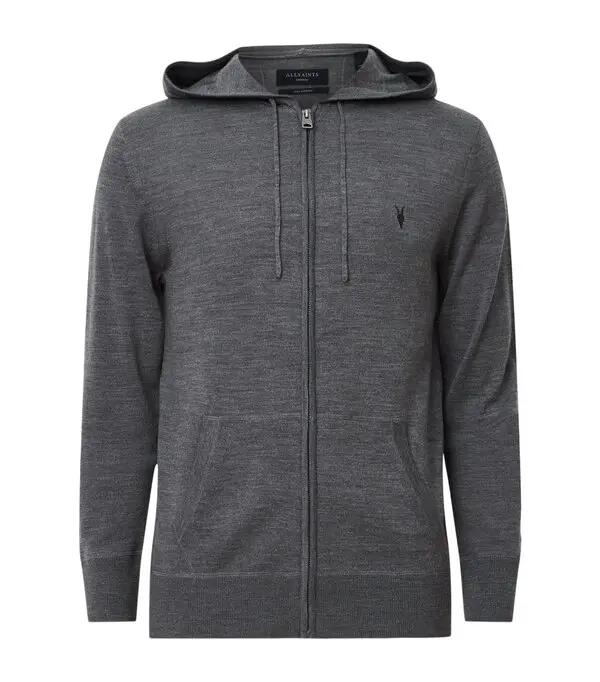 ALLSAINTS Merino Wool Mode Hoodie