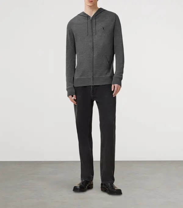 ALLSAINTS Merino Wool Mode Hoodie