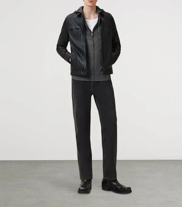 ALLSAINTS Merino Wool Mode Hoodie