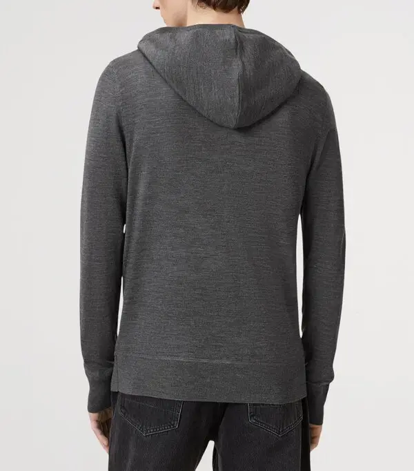 ALLSAINTS Merino Wool Mode Hoodie